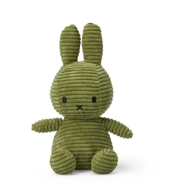 Miffy Corduroy Olive Green ~ 23cm - The Lovely Little Toy Shop