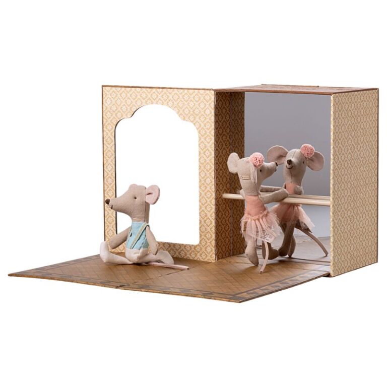 Ballet Mice in Dance Studio, Little Brother and Sister by Maileg